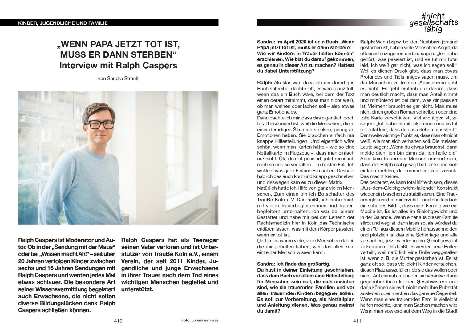 Sandra Strauß und Schwarwel (Hrsg.) „nichtgesellschaftsfähig – TOD ...